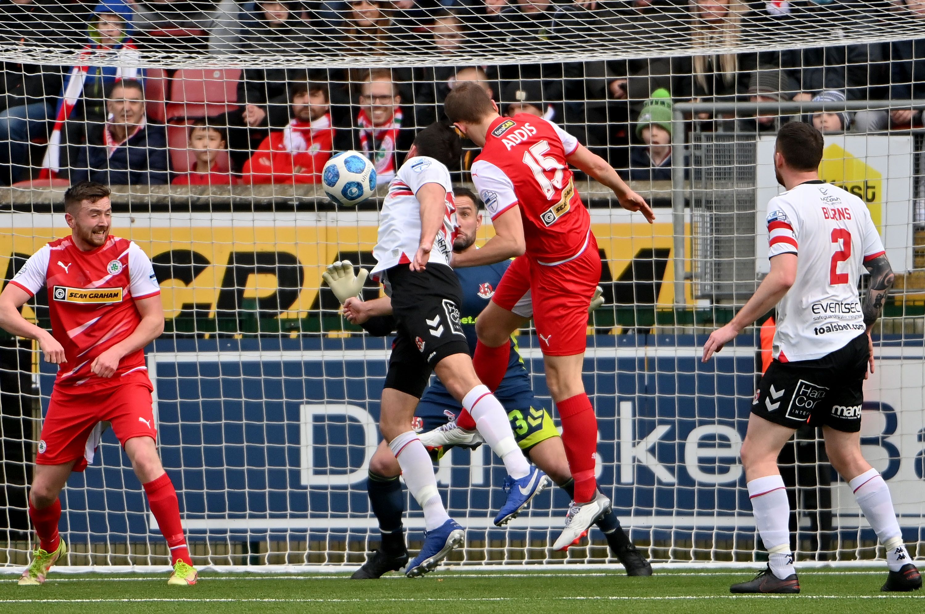 NIFL Premiership: Cliftonville move into second after derby win NIFL Premiership: Cliftonville move into second after derby win
