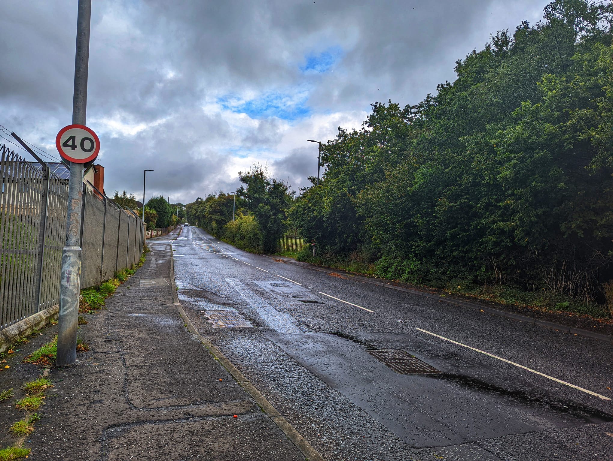 Three arrests and items seized on Hannahstown Hill