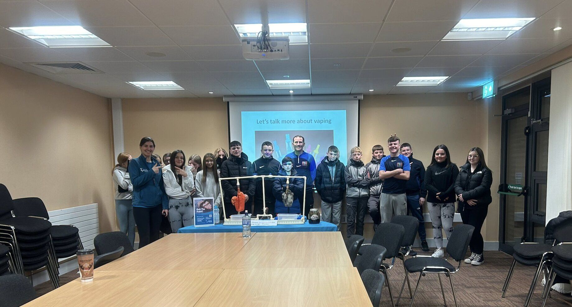 Lenadoon youth learn of the health risks of vaping