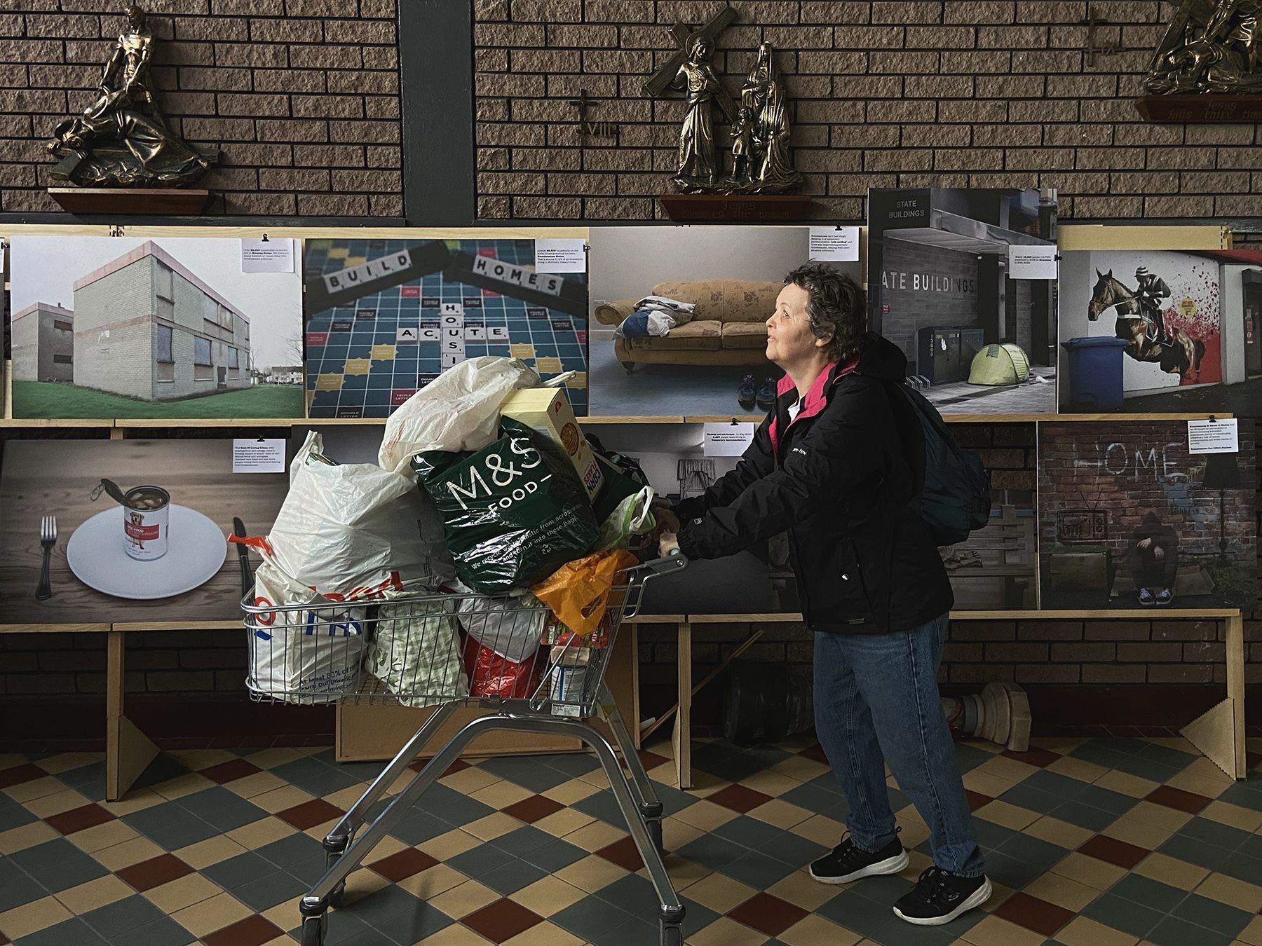 Powerful homelessness exhibition held at St John's Church