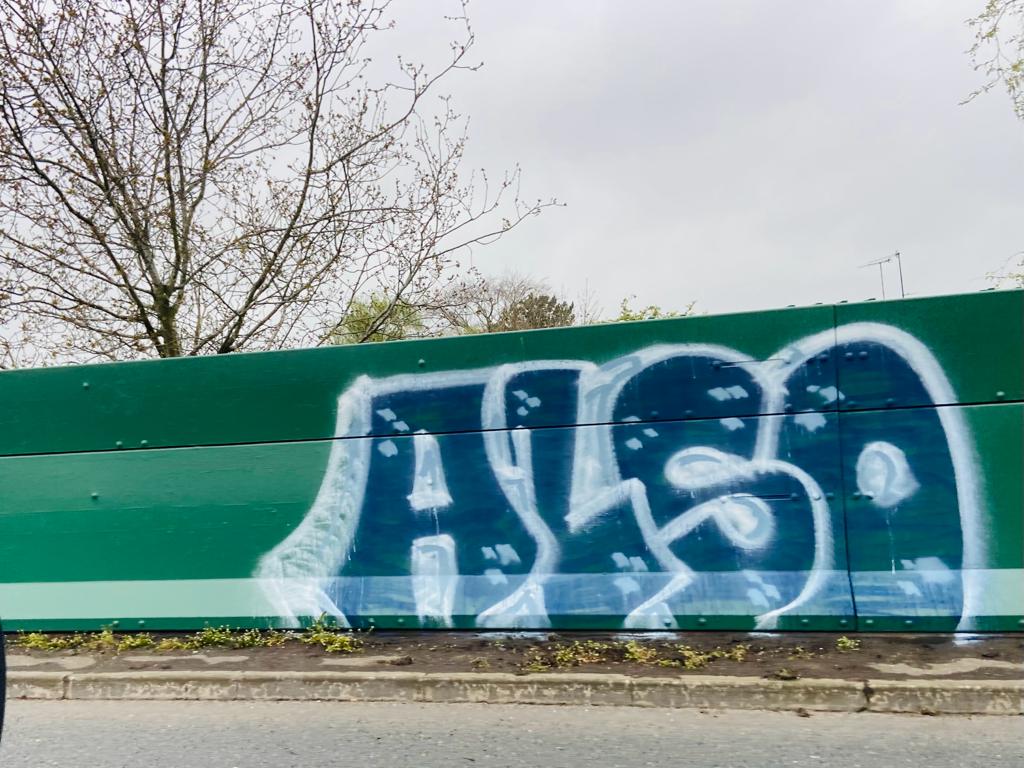 Bridge of Sighs - vandals deface Finaghy bridge days after clean-up
