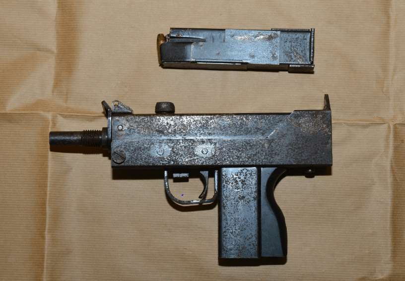 Jail for pair who fired sub-machine gun at SF election poster