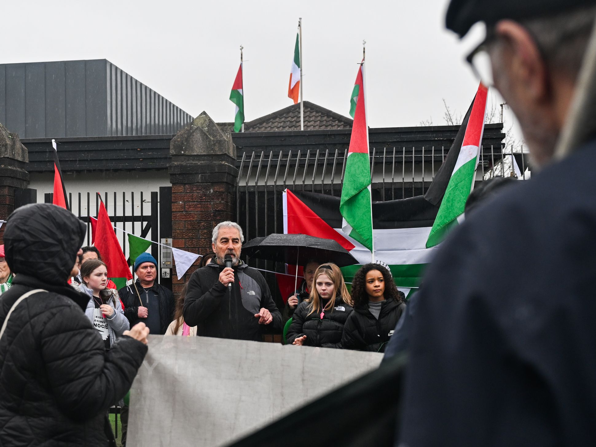 GALLERY: Hundreds take part in Palestine solidarity walk in West Belfast