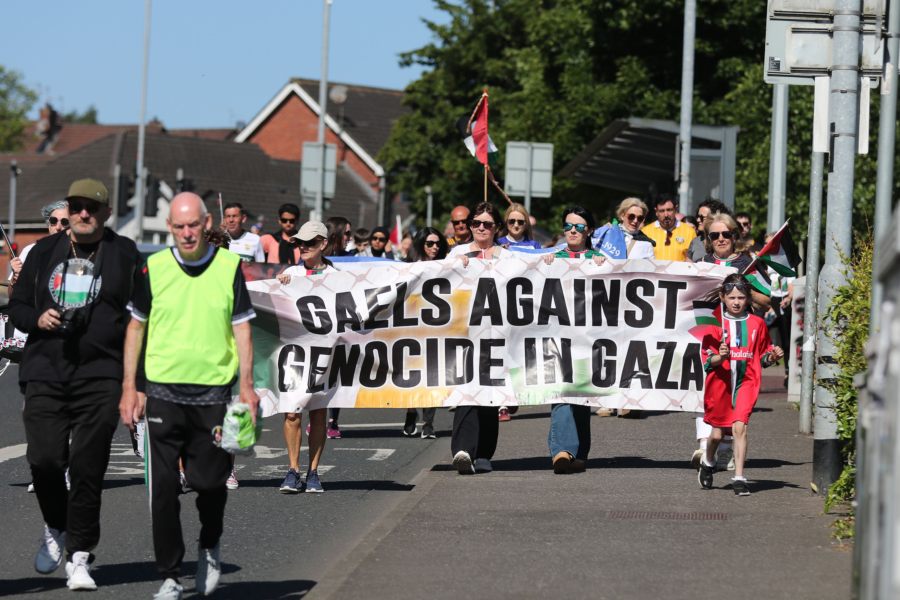 GALLERY: Gaels Against Genocide fundraising walk in West Belfast