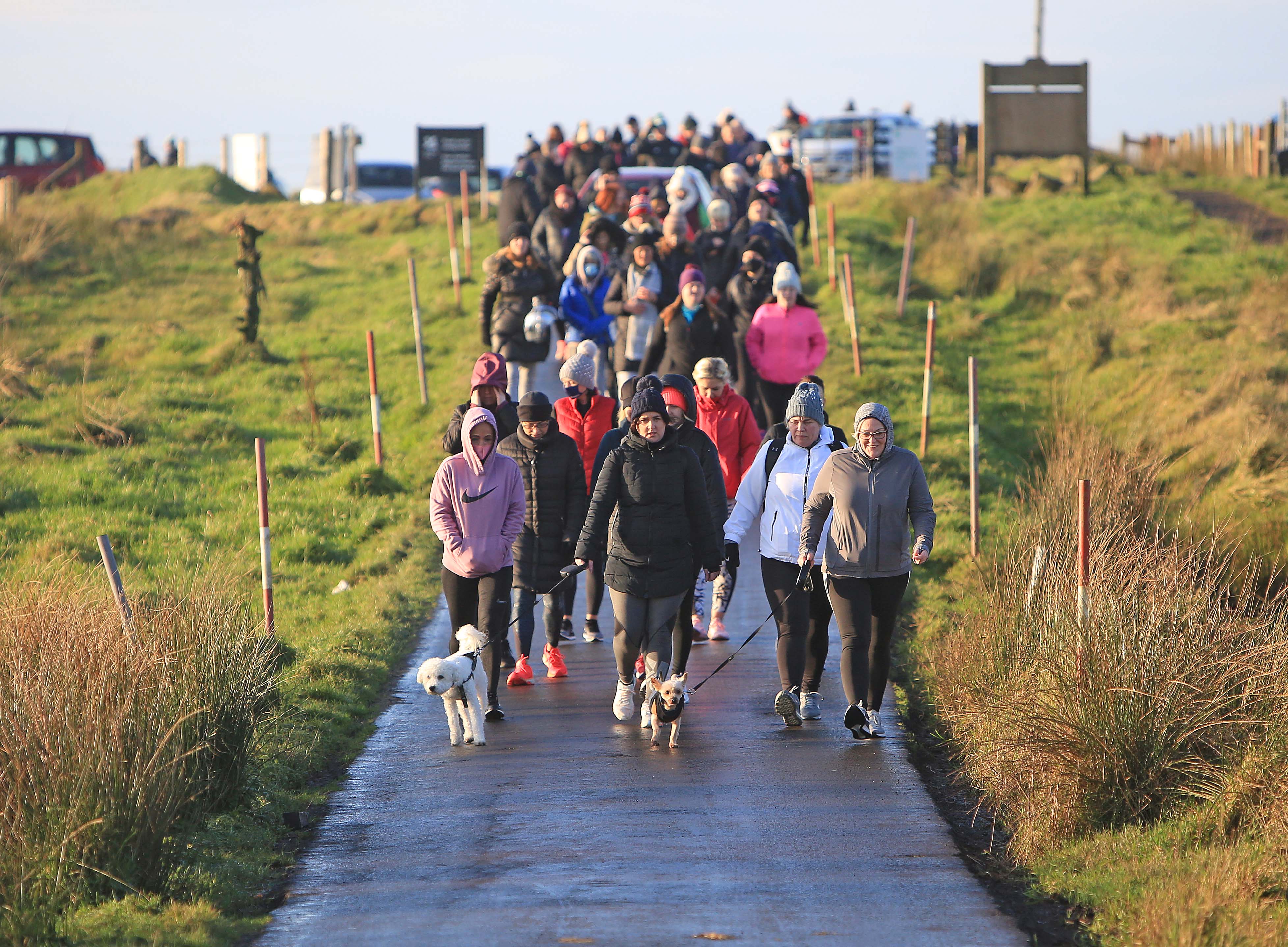 VIDEO: Big-hearted Black Mountain walkers reach NHS ventilator target