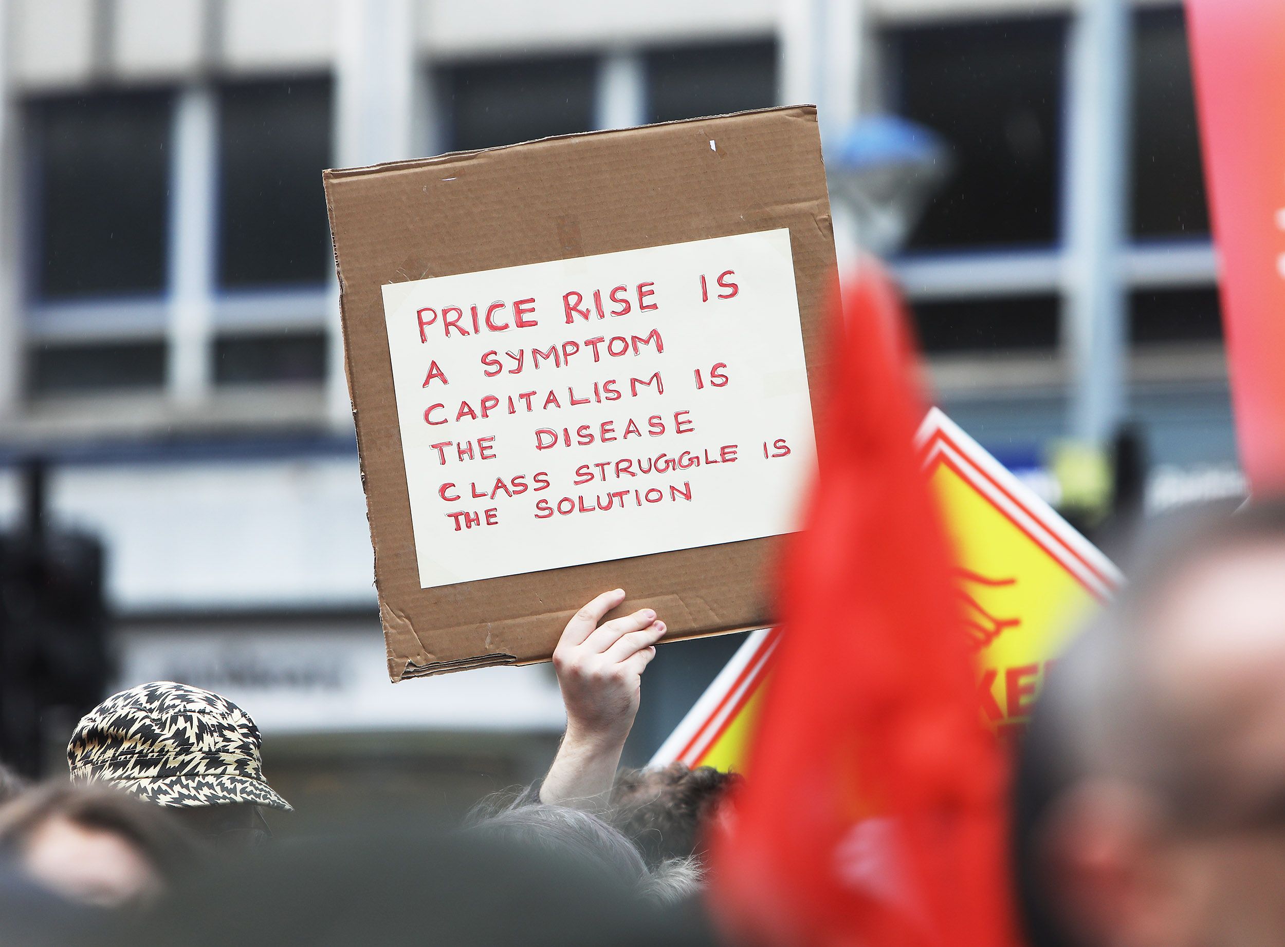 Large City Hall protests held against the cost of living crisis