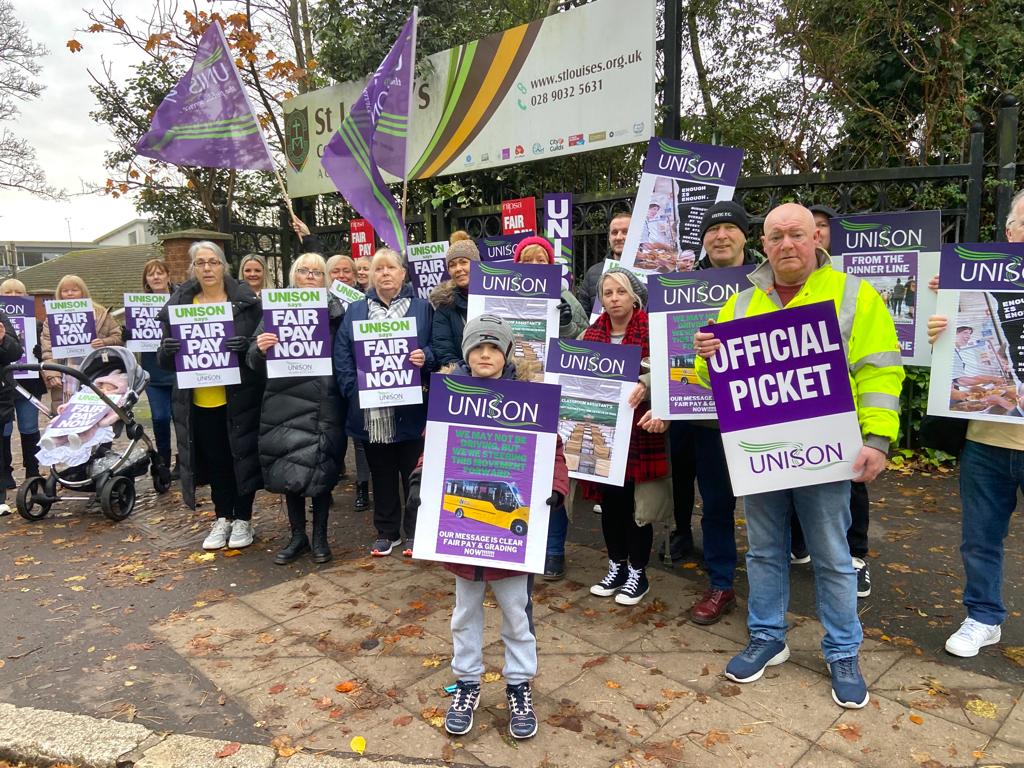 Education workers out on strike today