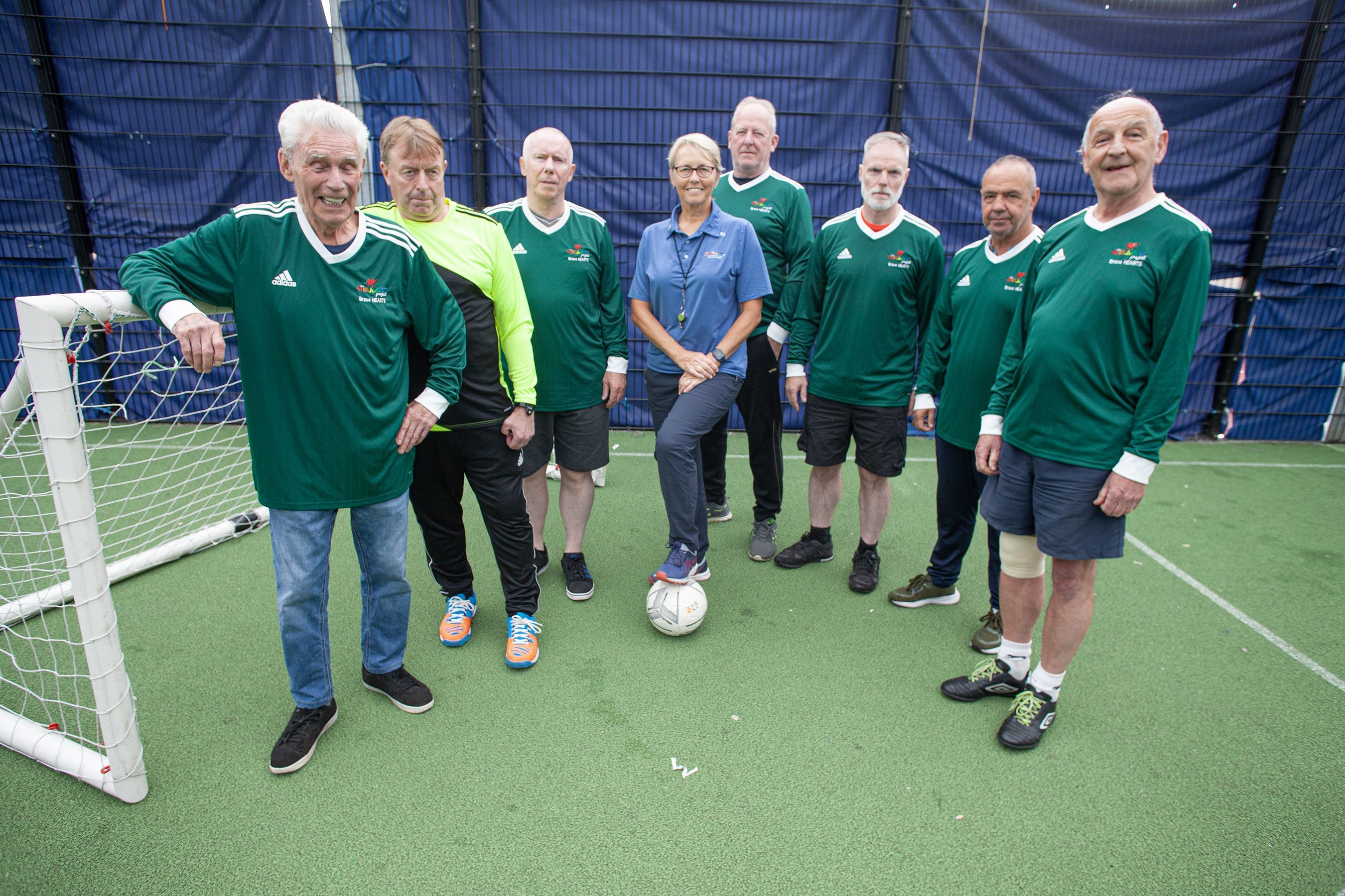 Inaugural league title success for West Belfast walking football team