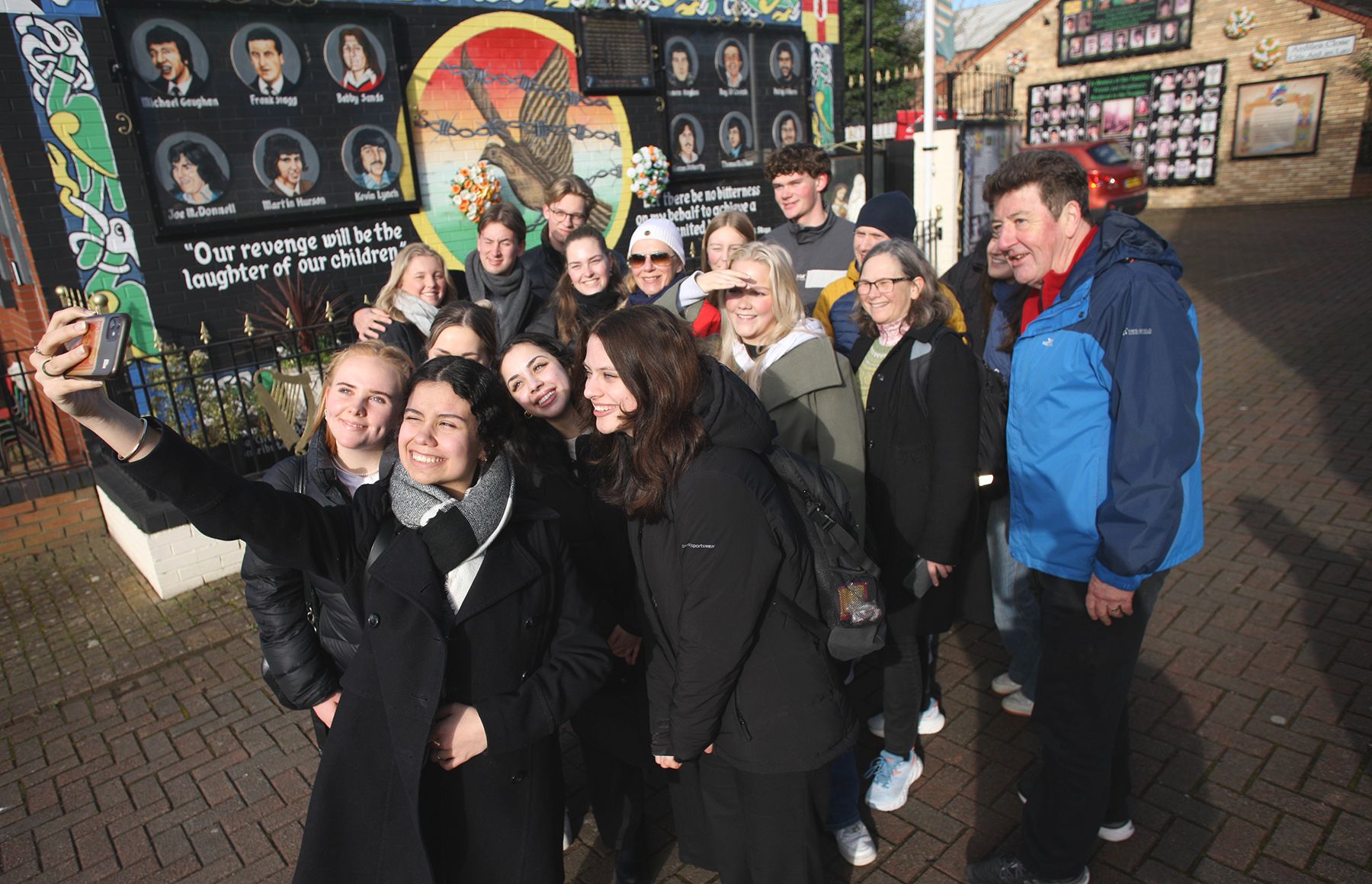 Norwegian students visit Belfast on fact-finding mission
