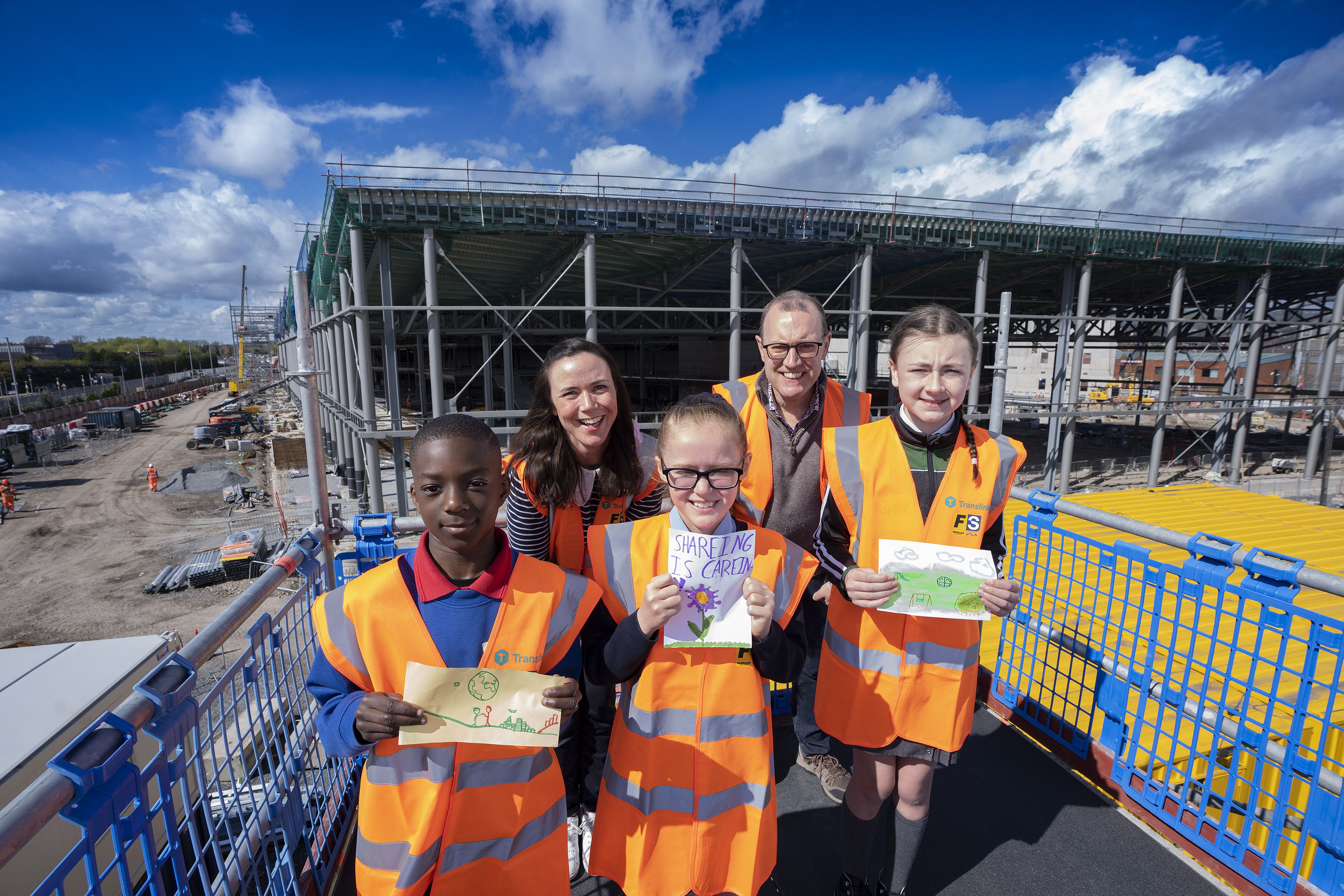All aboard! Schools unite to tour new Grosvenor transport hub