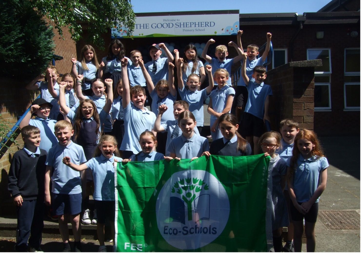 Double celebration for pupils at Good Shepherd Primary School