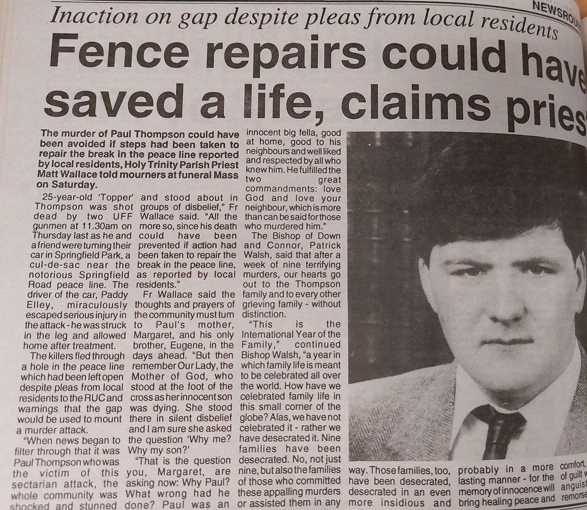 Inquest: Witnesses hit out at actions of RUC the day Paul ‘Topper ...