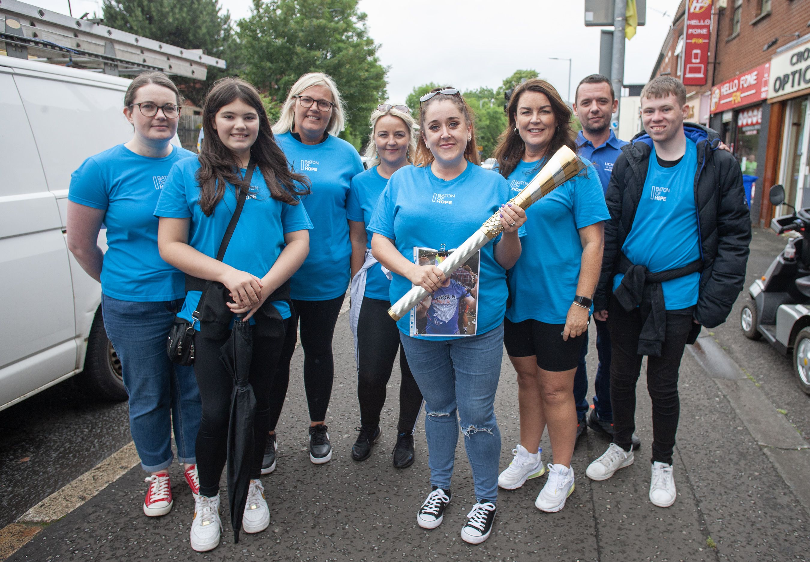 Baton of Hope raises suicide prevention awareness during Belfast tour