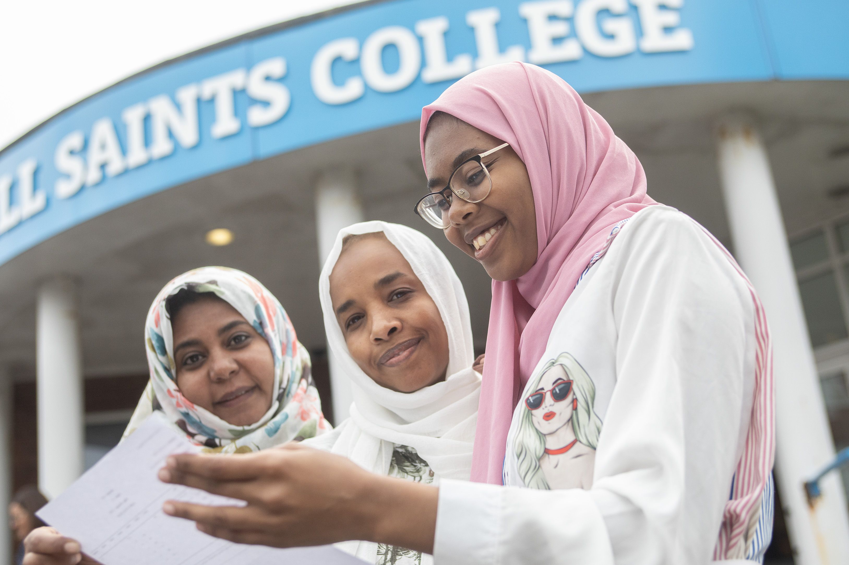 Joy and relief as pupils receive A-Level results