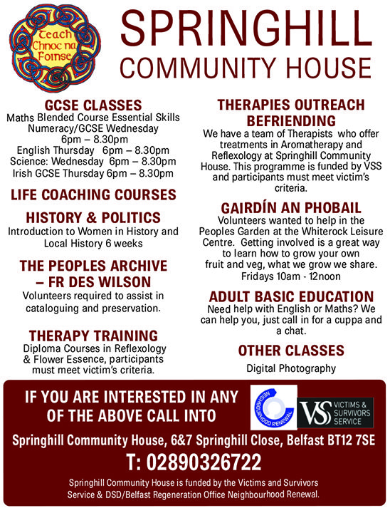 ON COURSE 2023: Springhill Community House has the key to unlock your ...