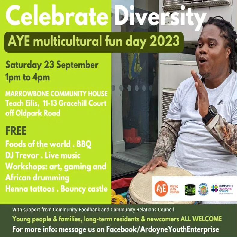 Multicultural Day in Ardoyne today to celebrate diversity