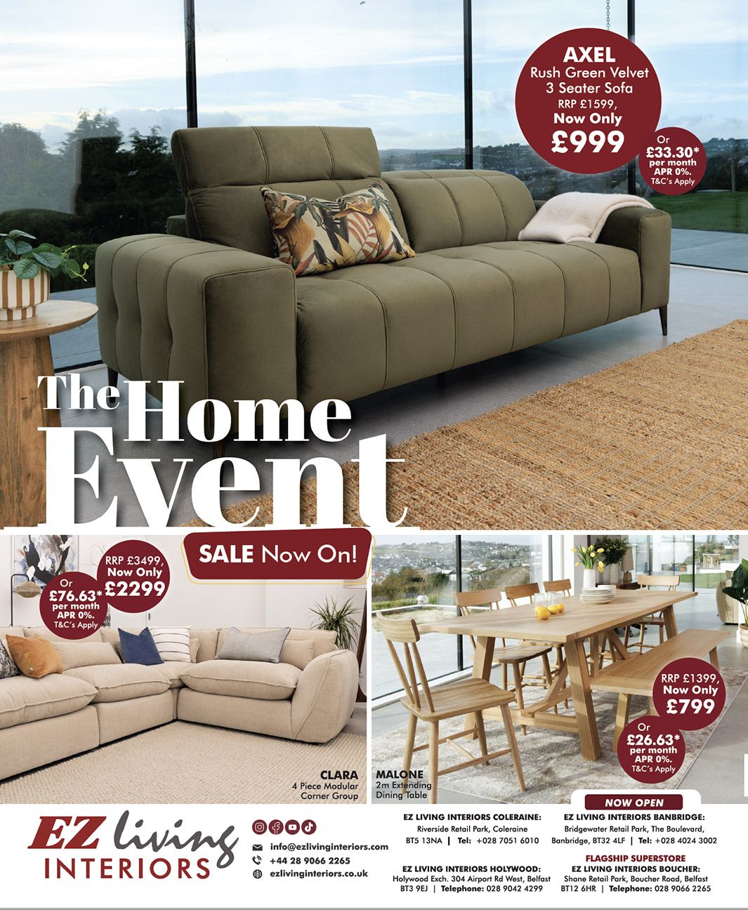 Go green this spring with EZ Living Interiors