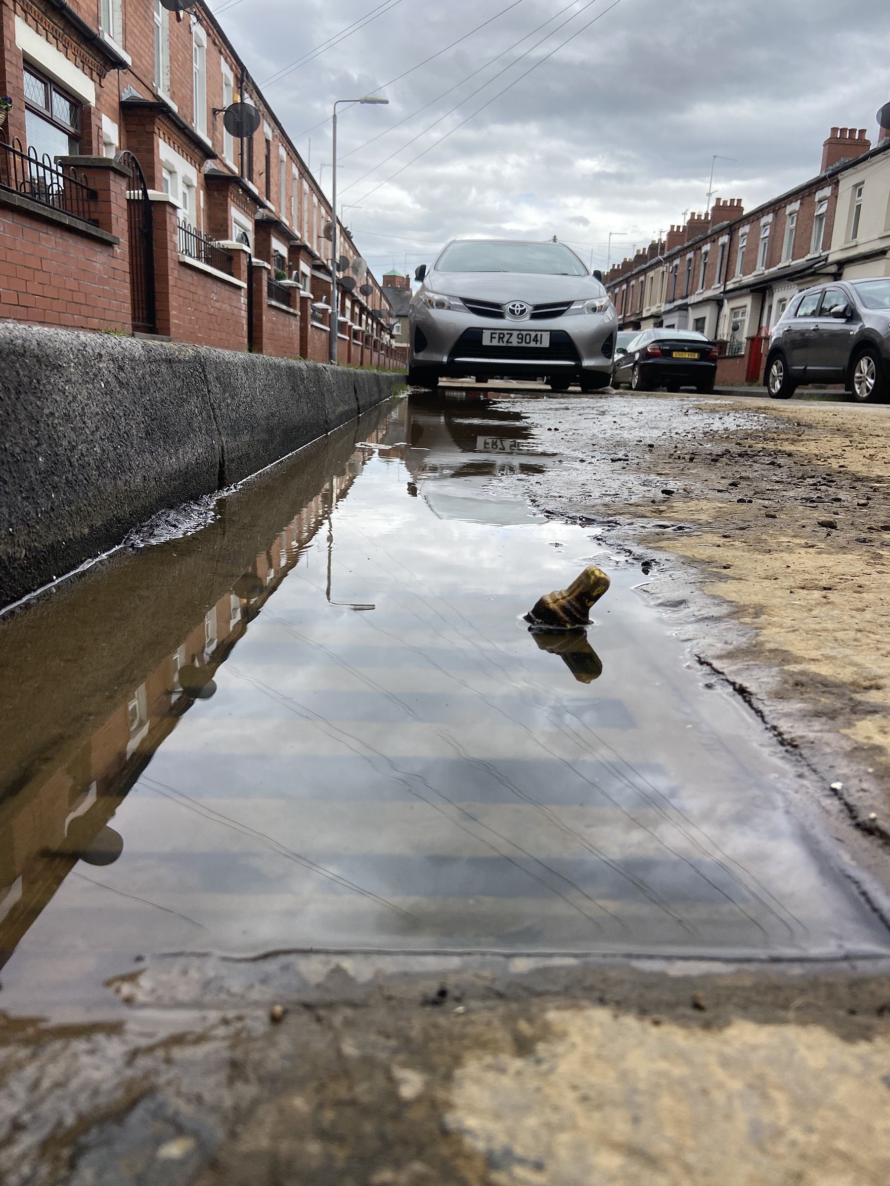 Brown sludge in Beechmount streets came from a 'third-party source'