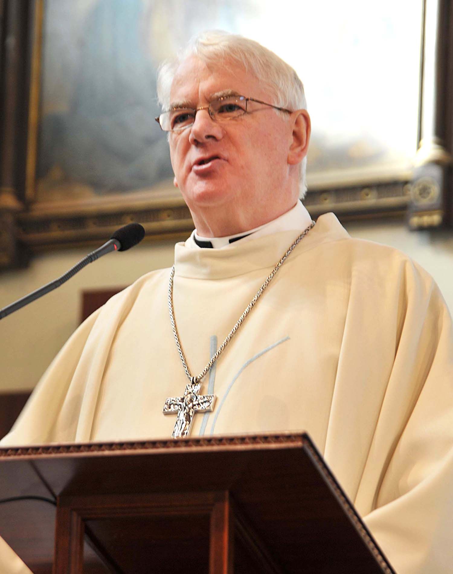Funeral of Archbishop Noel Treanor takes place in West Belfast