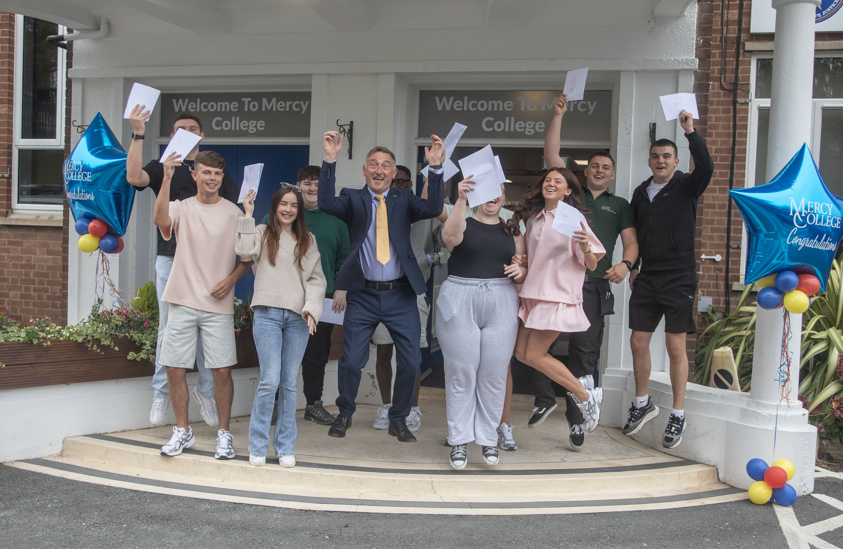 Joy and relief as pupils celebrate A-Level results
